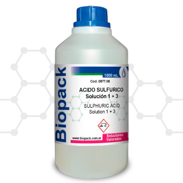 ACIDO SULFURICO Solución 0,1 N (0,05 mol/L) 1 000 mL | MARBE S.A.