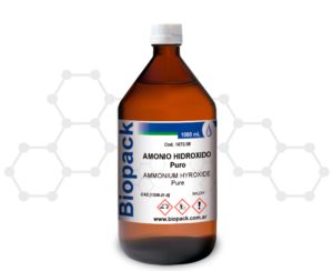 /AMONIO HIDROXIDO PURO x 1000 ml | BIOPACK | MARBE S.A.