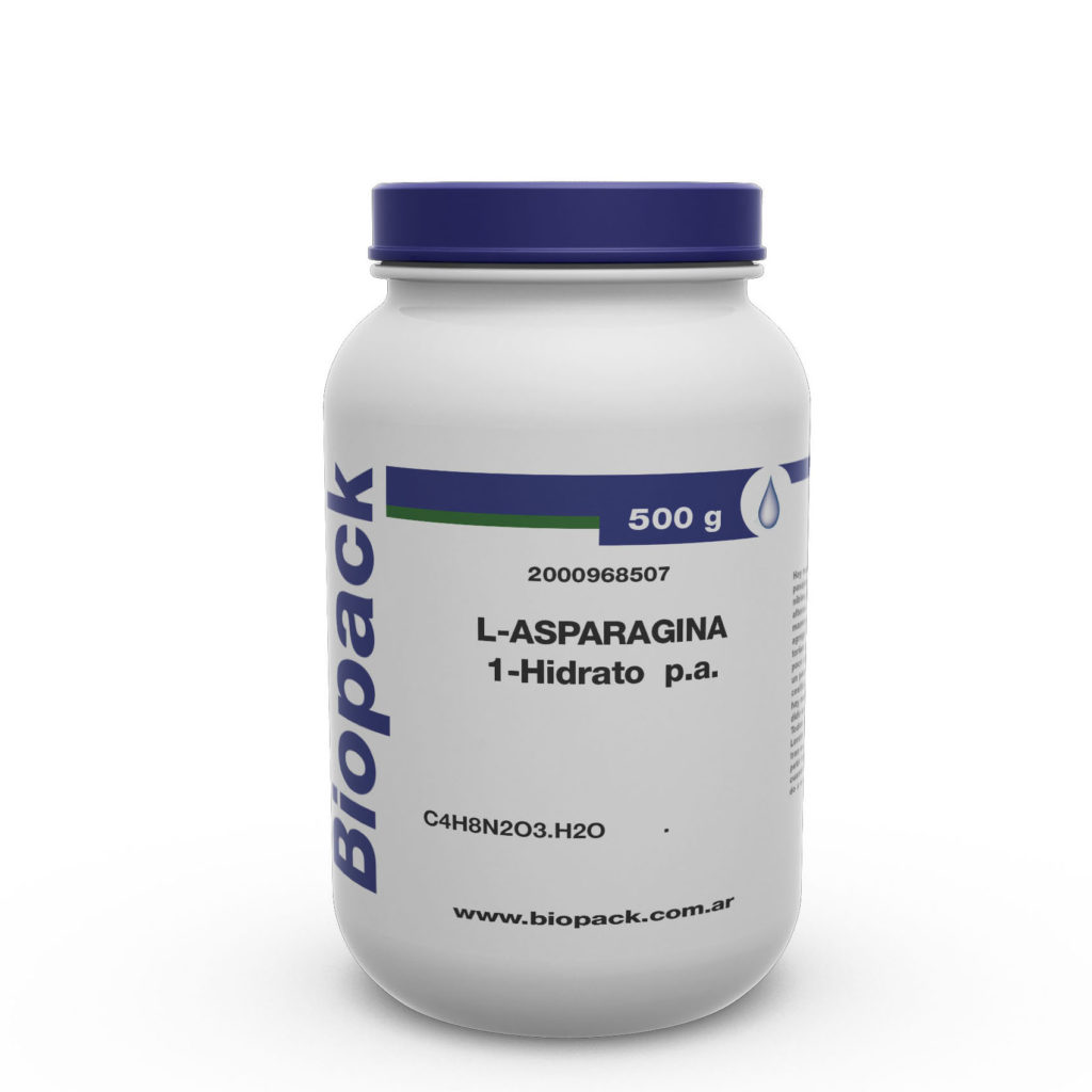 L-ASPARAGINA 1-H2O P.A. x 500 g | BIOPACK | MARBE S.A.