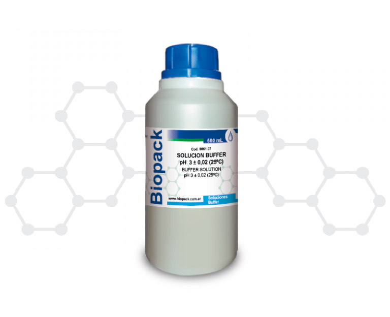 SOLUCION BUFFER PH-3 x 500 ml | BIOPACK | MARBE S.A.